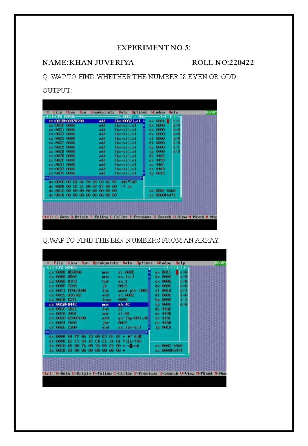 Practical NO 13 - MIC manual codes - Computer engineering - EXPERIMENT ...