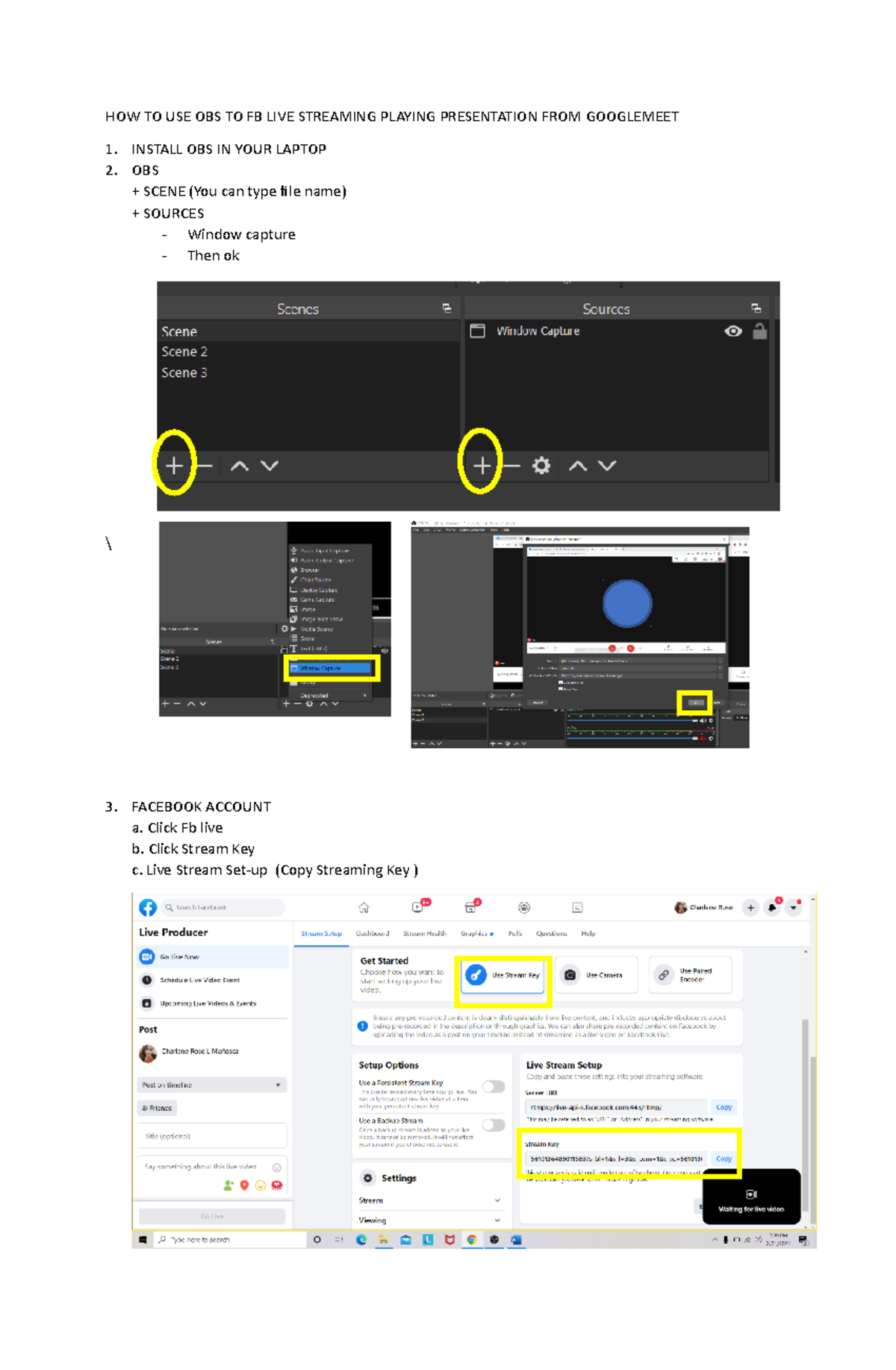 Using-OBS - Using-OBS - HOW TO USE OBS TO FB LIVE STREAMING PLAYING ...