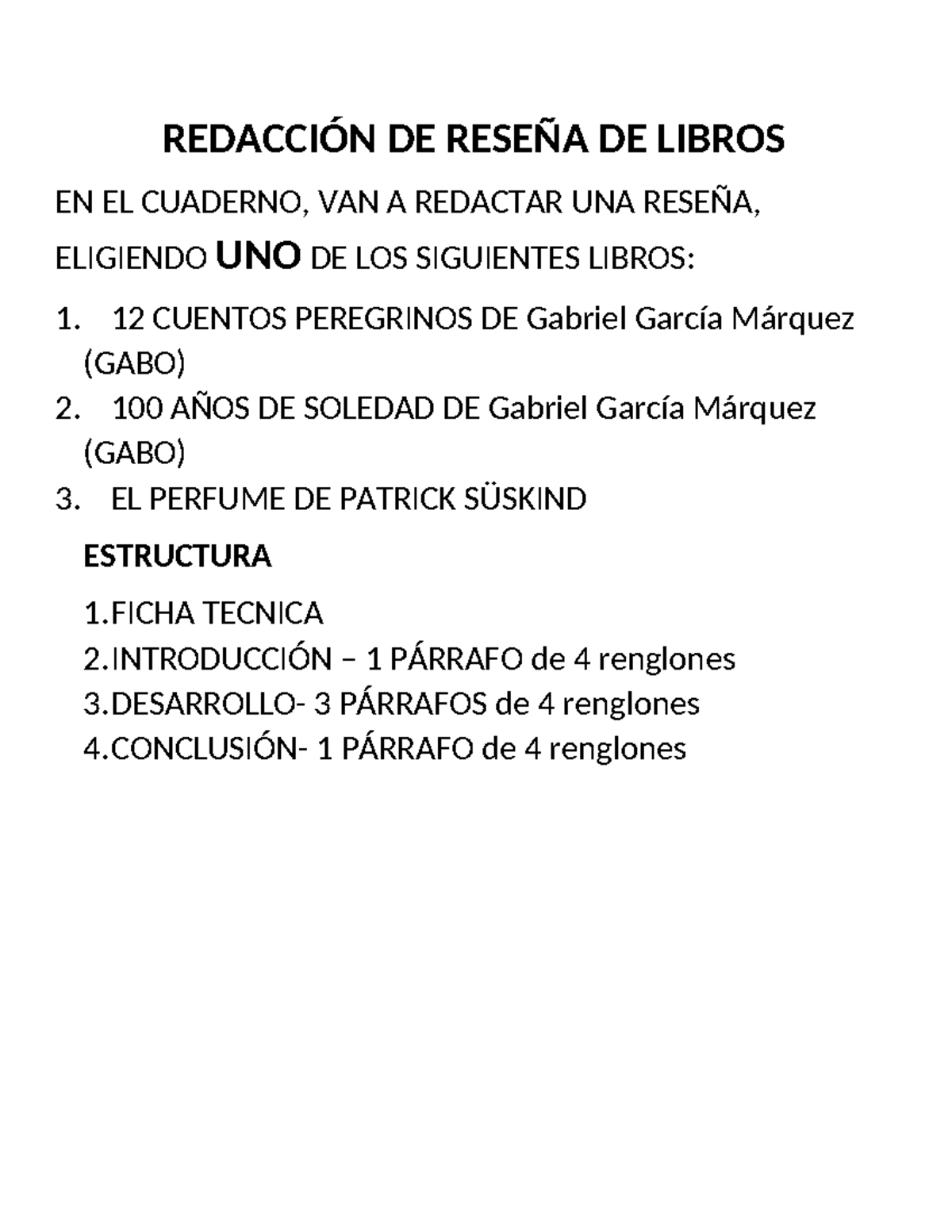 Redacción DE Reseña DE Libros - Lengua y Comunicación - REDACCIÓN DE ...