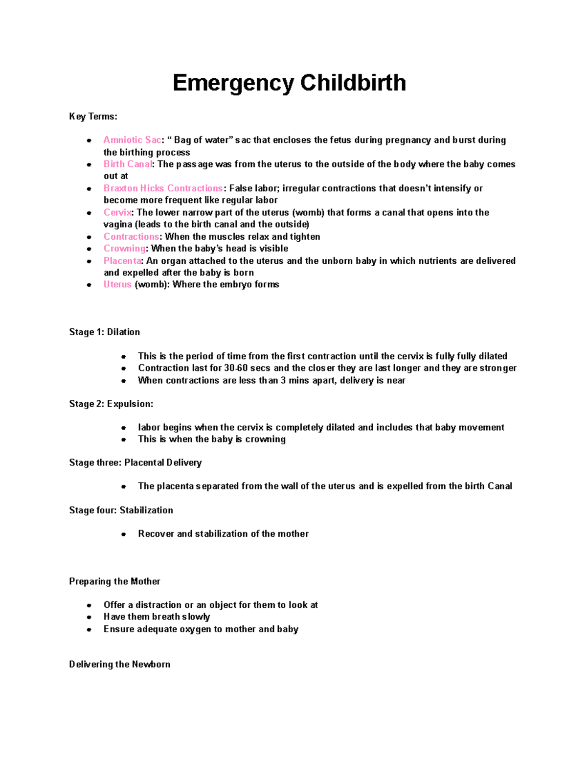 Emergency Childbirth - ISBN: 9781584806844 Edition: 1st - Emergency ...