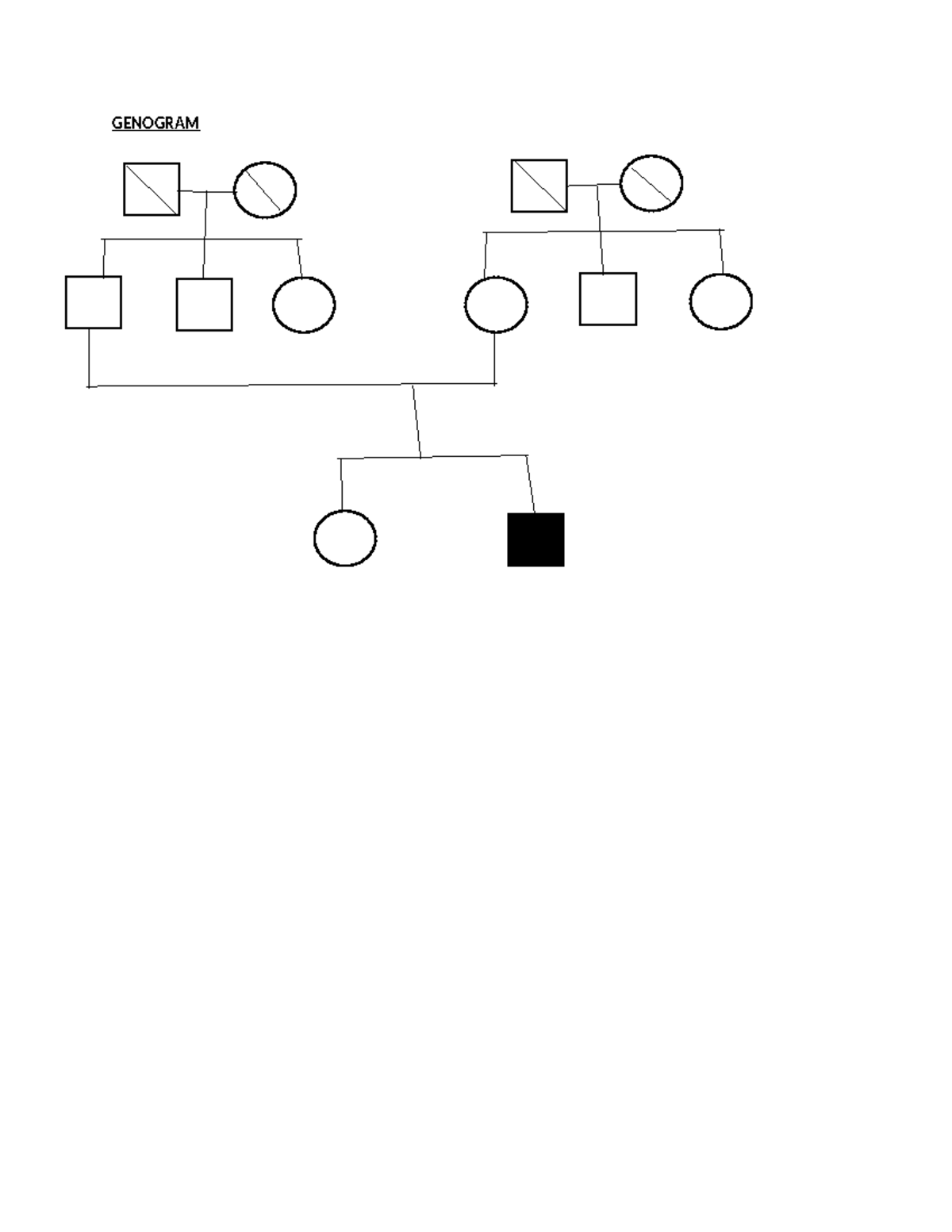 Doc kk - masters in psychology - GENOGRAM GENOGRAM - Studocu