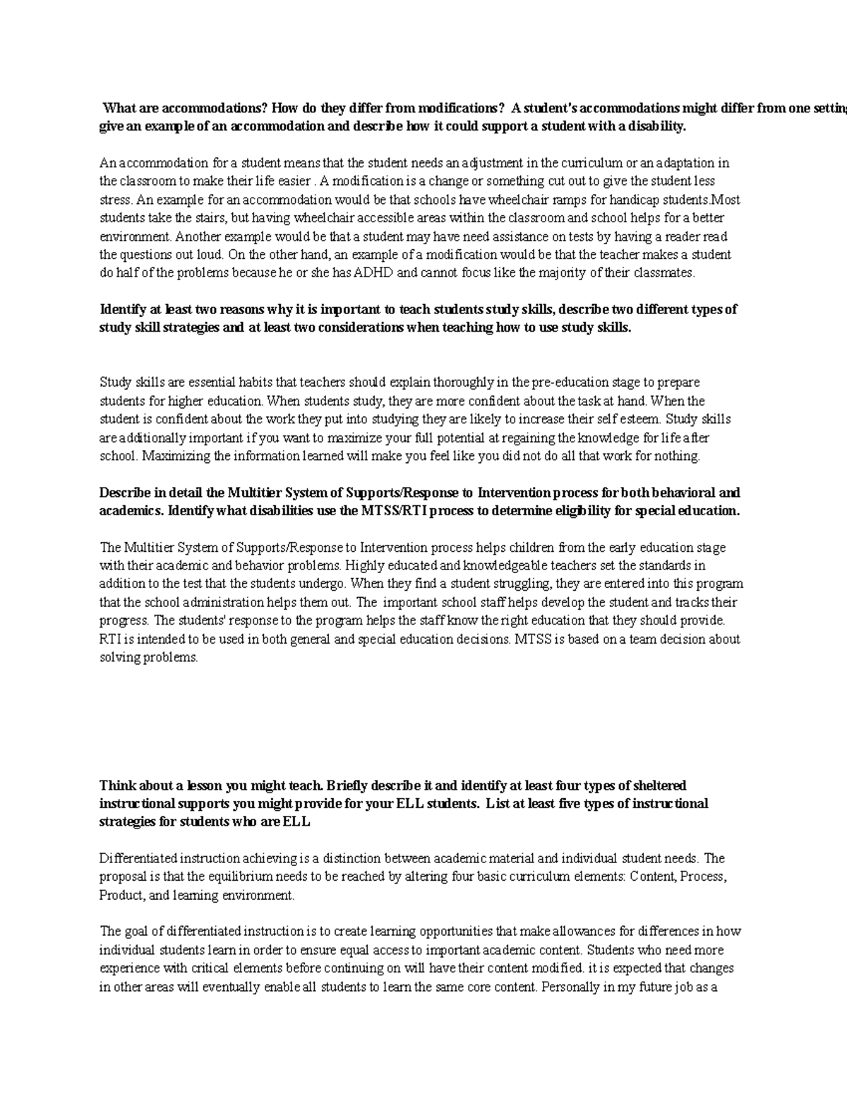 What are accommodations - An accommodation for a student means that the ...