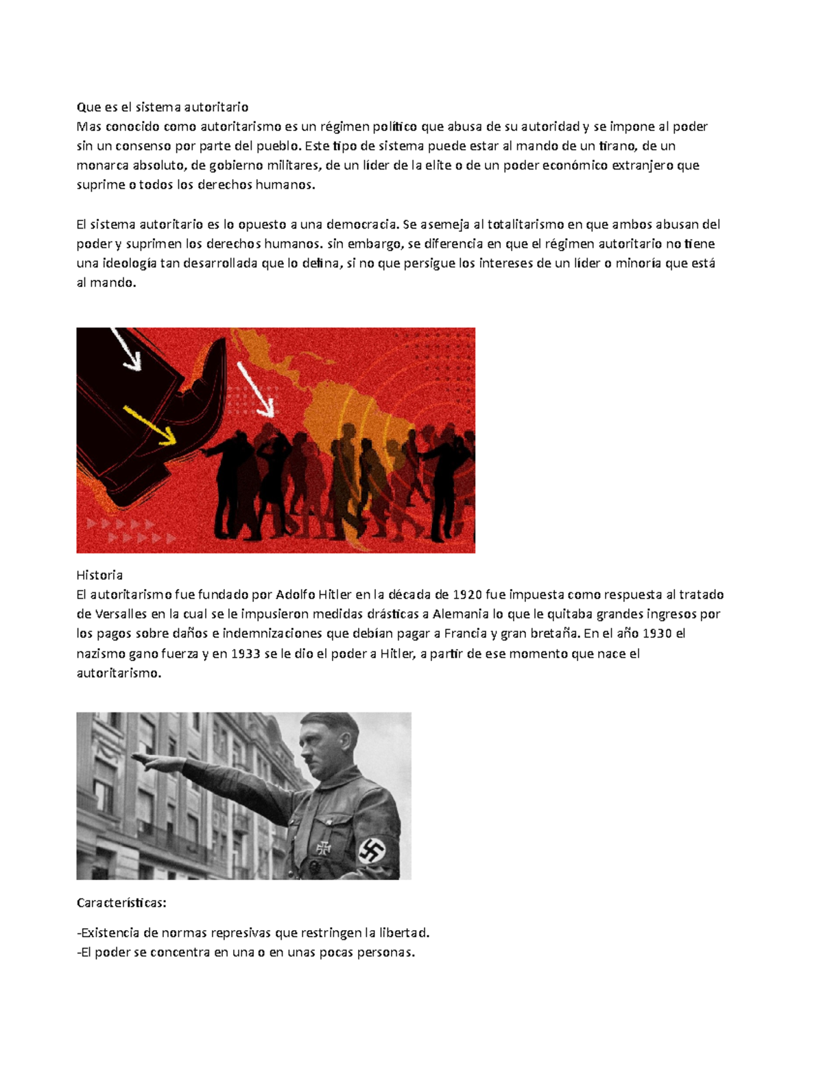Autoritario y totalismo - Que es el sistema autoritario Mas conocido ...