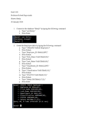 CS 305 Project Two (Henly) - Practices for Secure Software Report Table ...