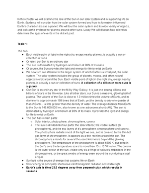 Blue Planet Lecture Notes Chapters 5-7 - Chapter Five Plate Tectonics ...