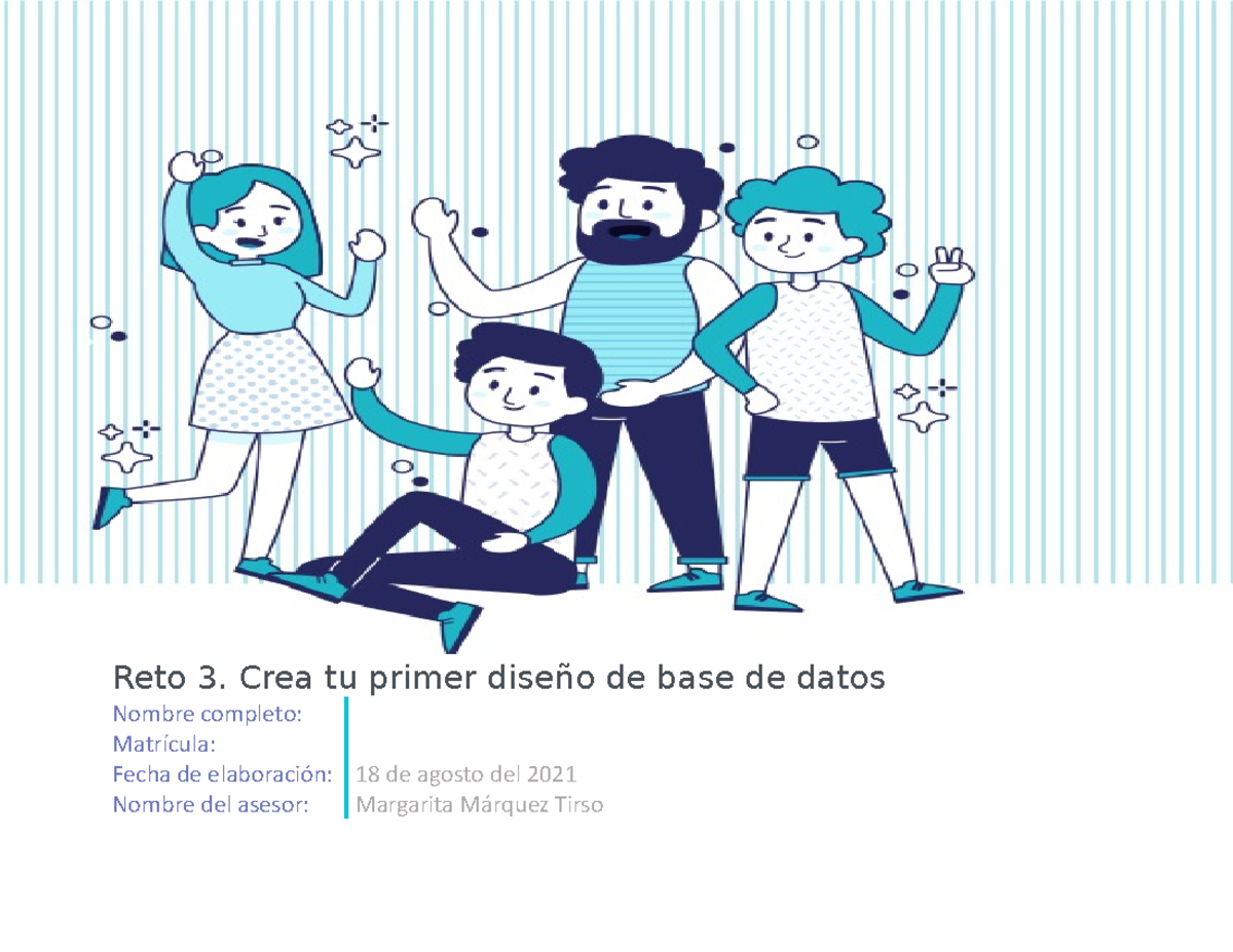 Bcd5 - Programación INCO - Reto 3. Crea tu primer diseño de base de ...