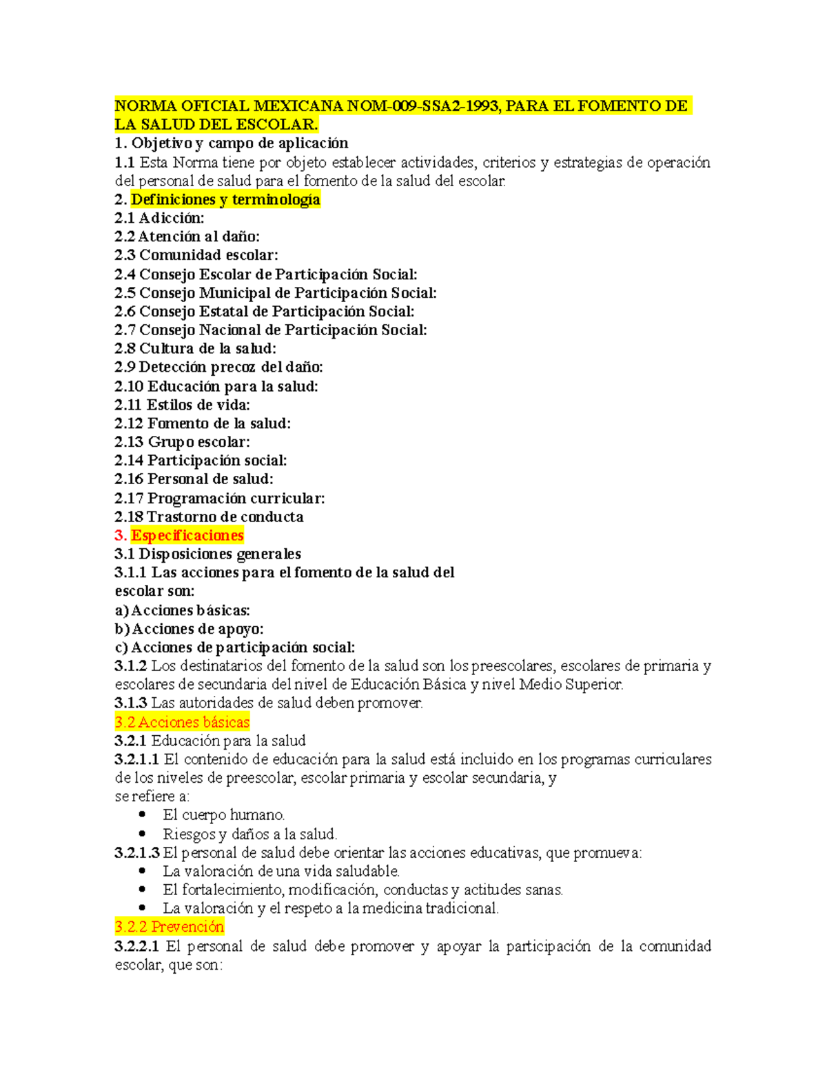 Norma Oficial Mexicana NOM009 - NORMA OFICIAL MEXICANA NOM-009-SSA2 ...