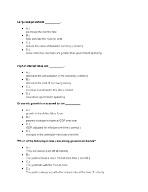 Sophia macroeconomics UNIT 4 — Practice Milestone 4 - 1 CONCEPT ...
