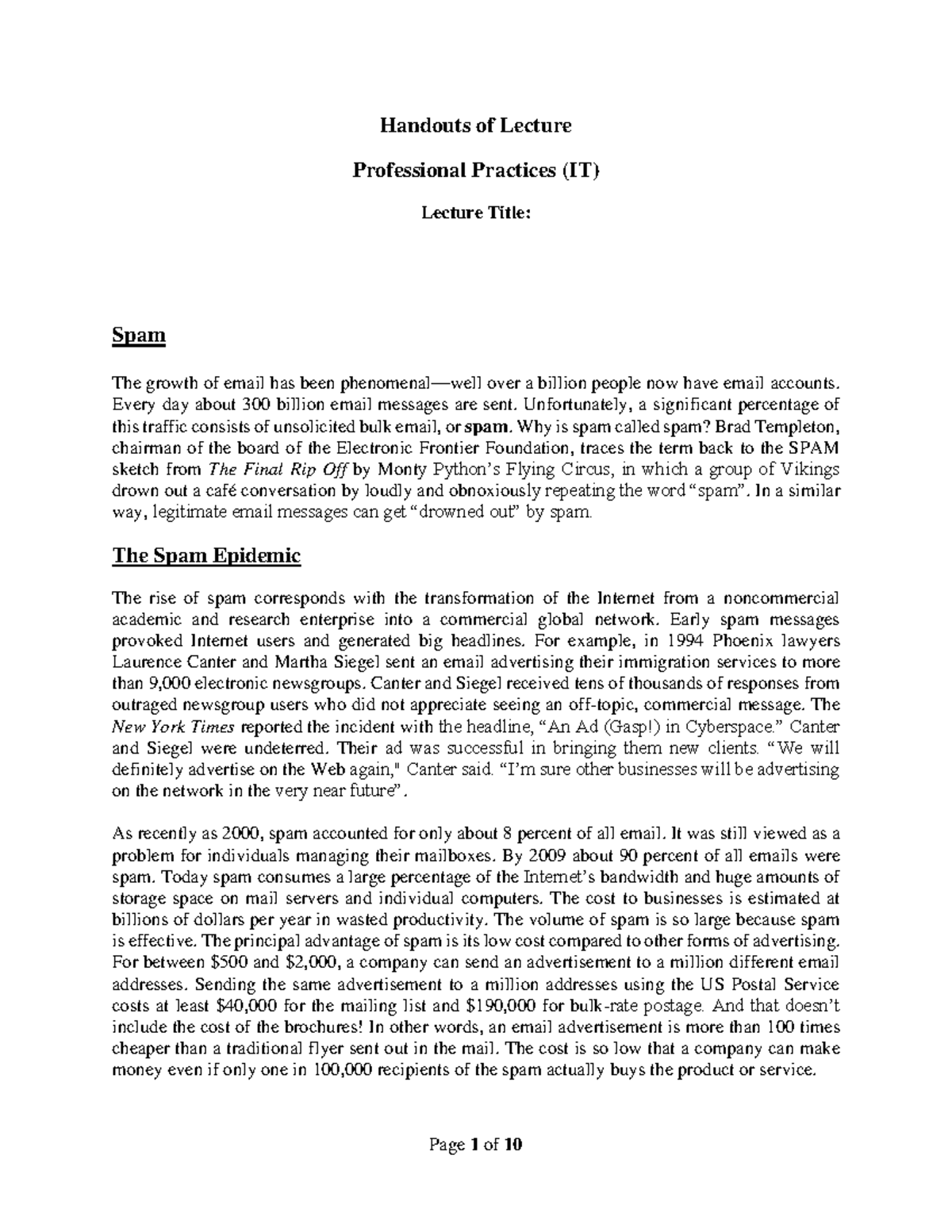 Handouts Lecturecs 26ab Warning Tt Undefined Function 32 Handouts Of Lecture Professional