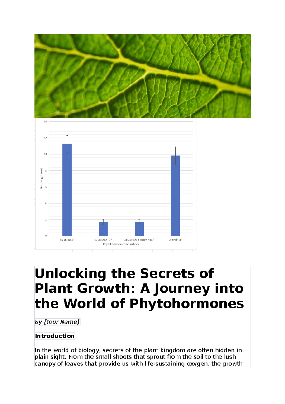 Science popular media - Unlocking the Secrets of Plant Growth: A ...