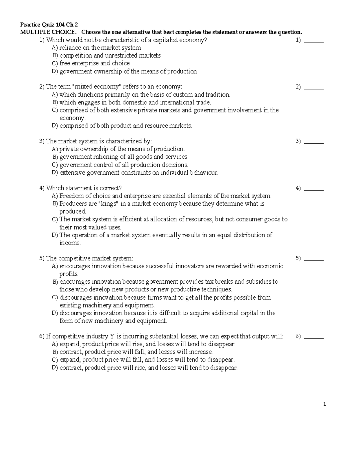 Pracquiz 104ch21 Pracquiz 104ch21 - Practice Quiz 104 Ch MULTIPLE ...
