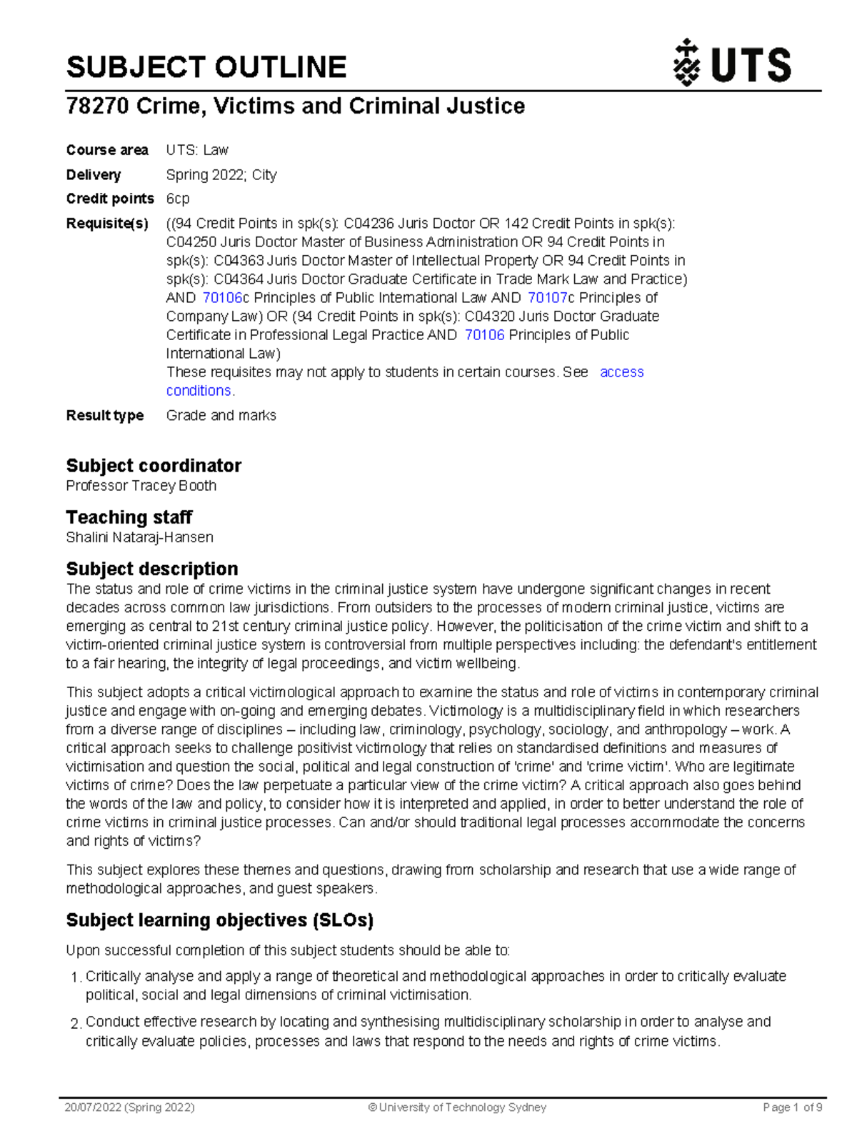 PDFs - 78270 Crime, Victims and Criminal Justice subject outline ...