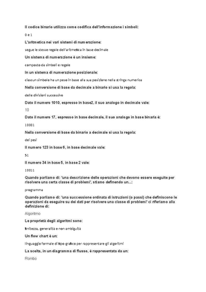 MODULO 7 ESERCIZI - MODULO 7 I quattro tasti freccia L’opzione ...