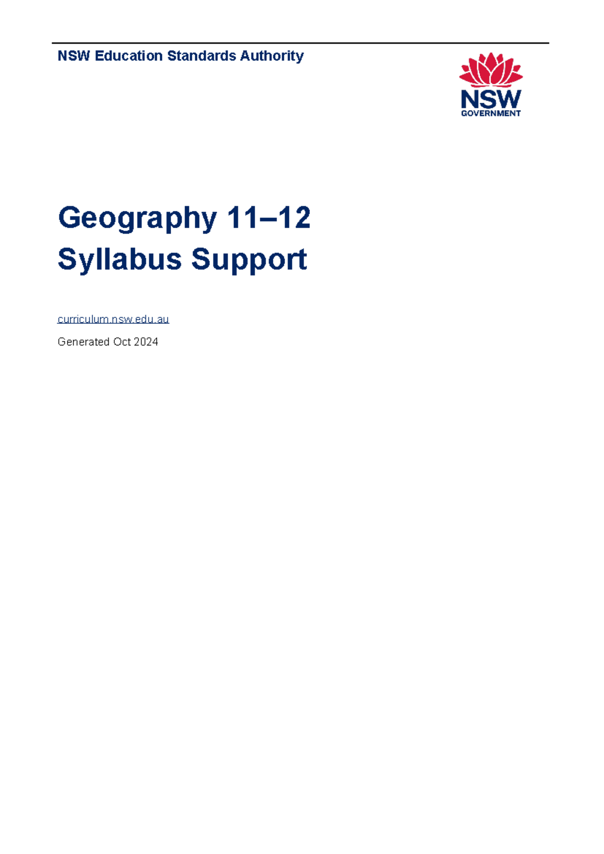NESA - geography 11 12 2022 (S6) glossary - NSW Education Standards ...