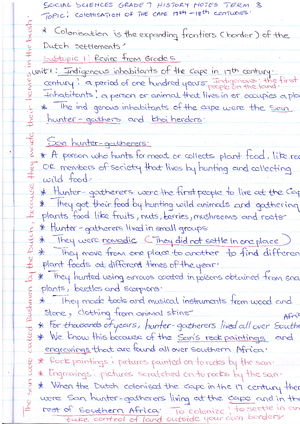 TERM 2 HIST TEST - test - Grade 7 Social Science Geography The Trans ...