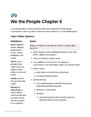 We The People Chapter 5 - ⚠ We The People Chapter 5 Topic: Civil Rights ...