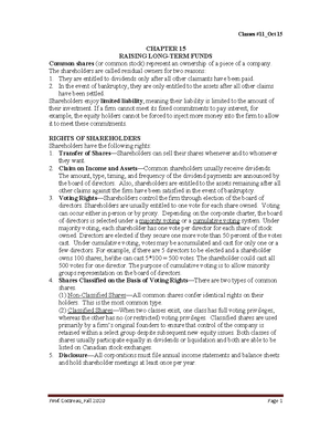 Class #7 Ch 14 Notes Part 1 with solutions - Class es #7 _Oct 1 Chapter ...