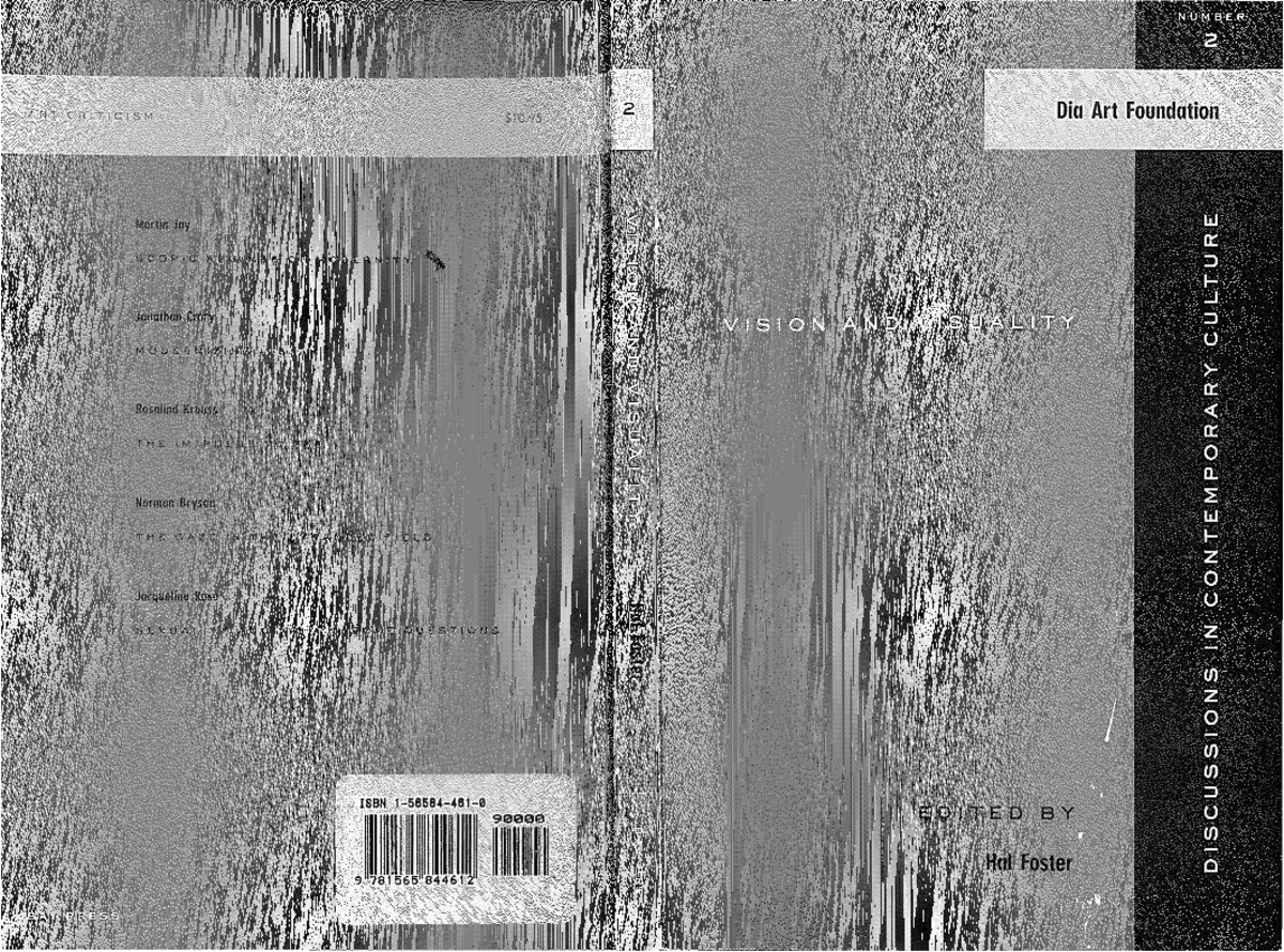 Hal Foster - Vision and Visuality (Discussions in Contemporary Culture ...