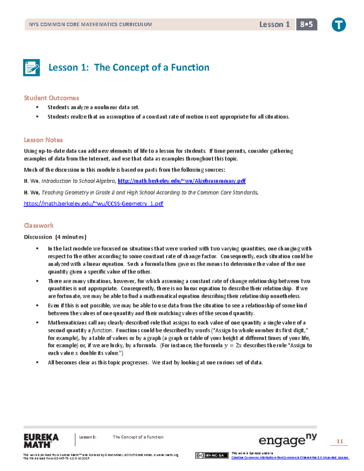 Math g8 m5 topic a lesson 1 teacher - Lesson 1: The Concept of a ...