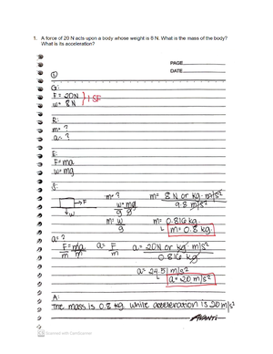 Problem Set 3 Physics for Engineers - PHYSICS - Sese, Charlie Maigne C ...