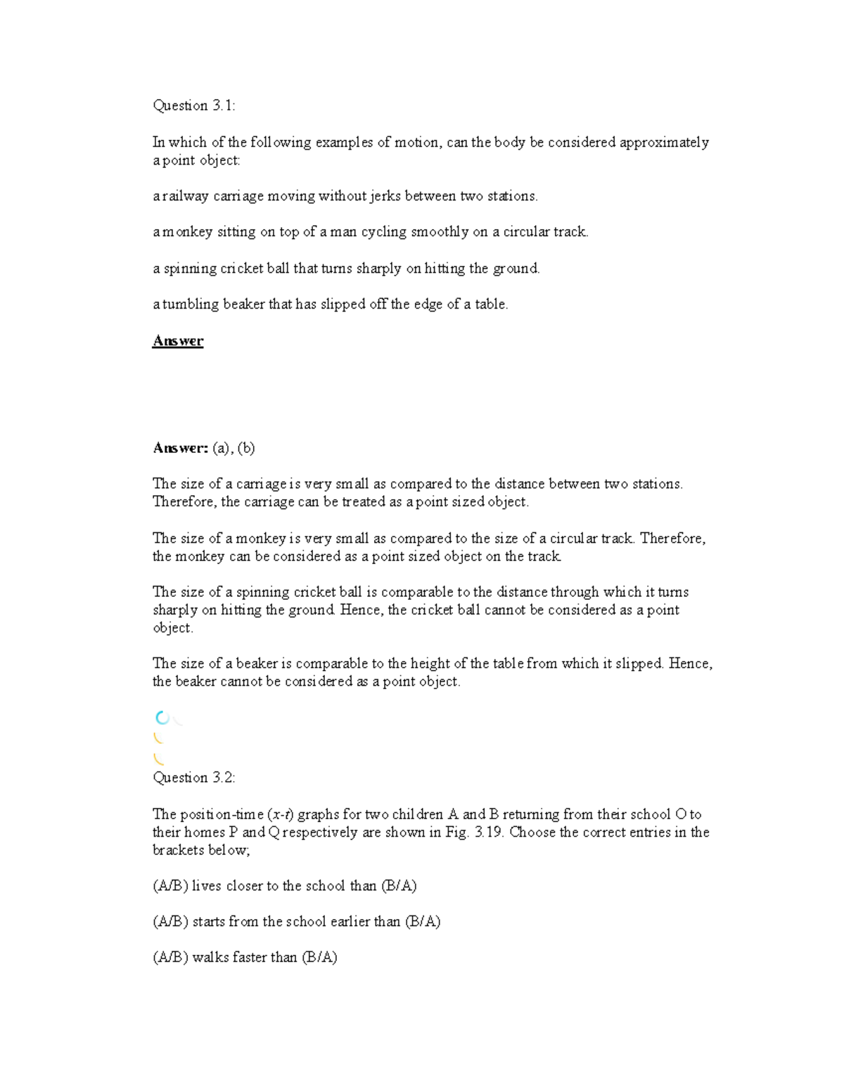 Phy 11 ch 3 - These are notes - Question 3: In which of the following ...