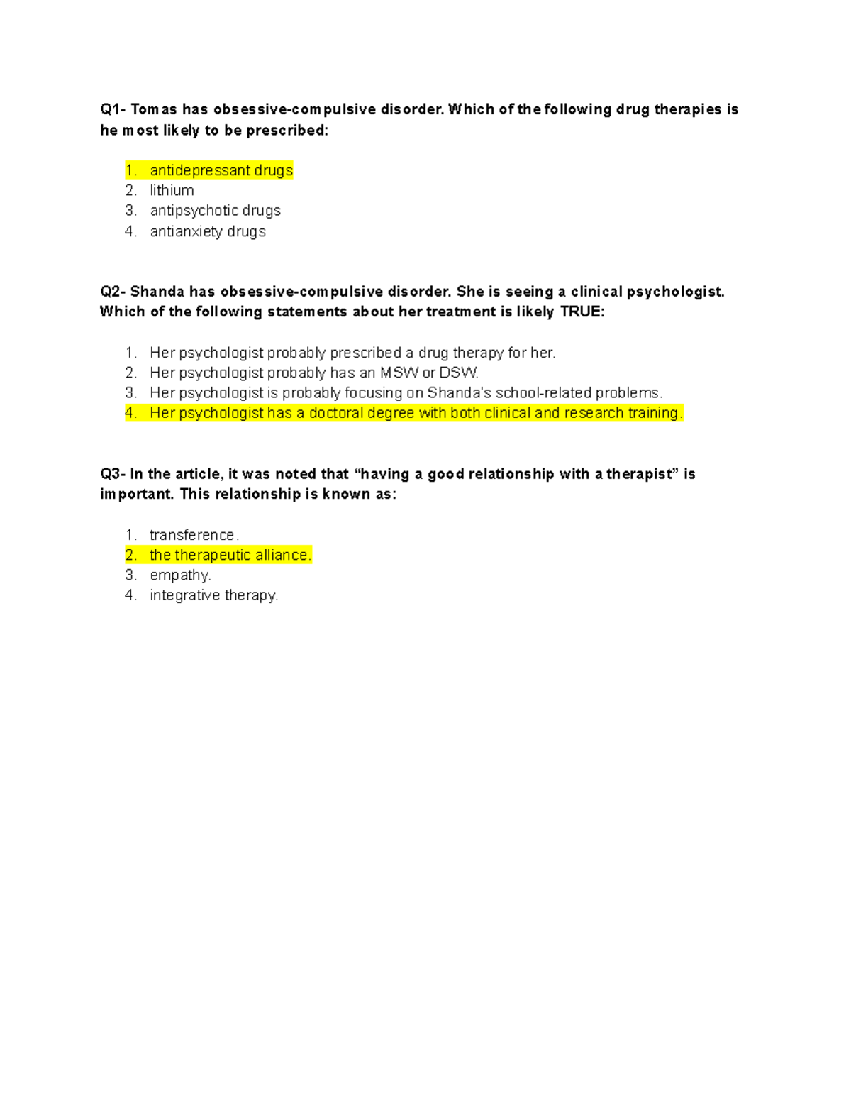 03- psyc - psych pre work, provides additional assistance only three ...