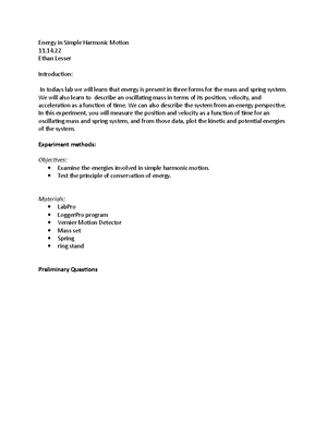 Air Resistance Lab Report - Air Resistance Lab Report 8/29/ Ethan ...