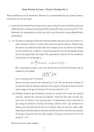 MPS - practice problems - . SCHOOL OF PHYSICS PHYS2002 - The Physics of ...