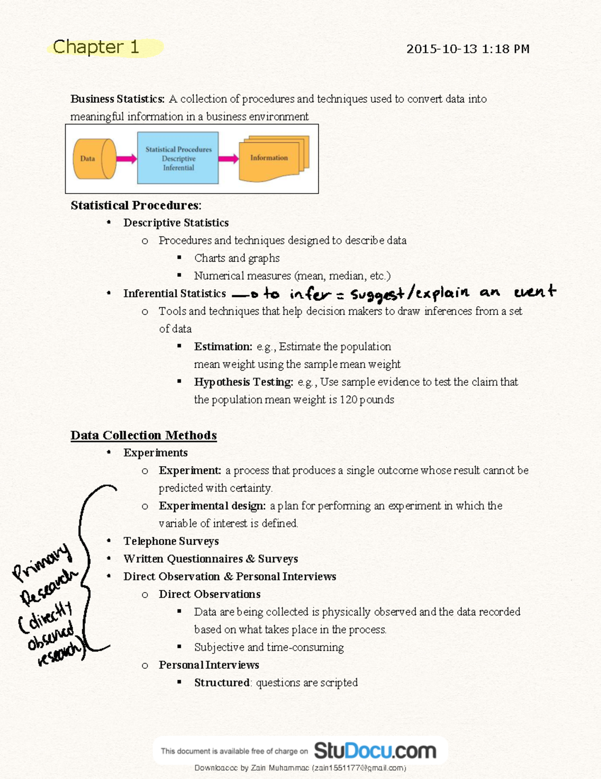 COMM 215 - Ch 1 - COMM 215 Notes - Chapter 1 2015 -10-13 1:18 PM ...