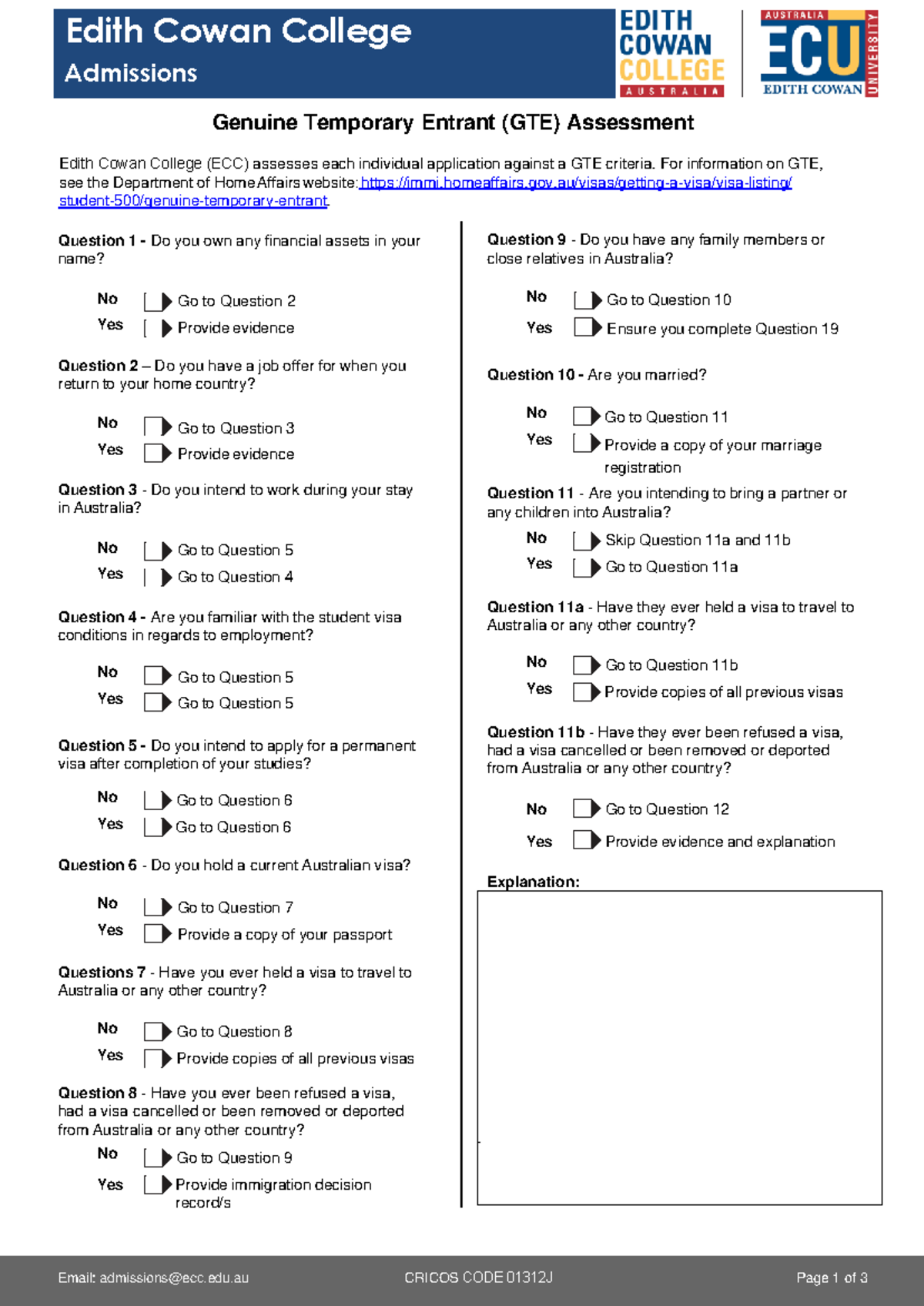 Genuine-Temporary-Entrant-GTE-Assessment - Email: admissions@ecc.edu ...
