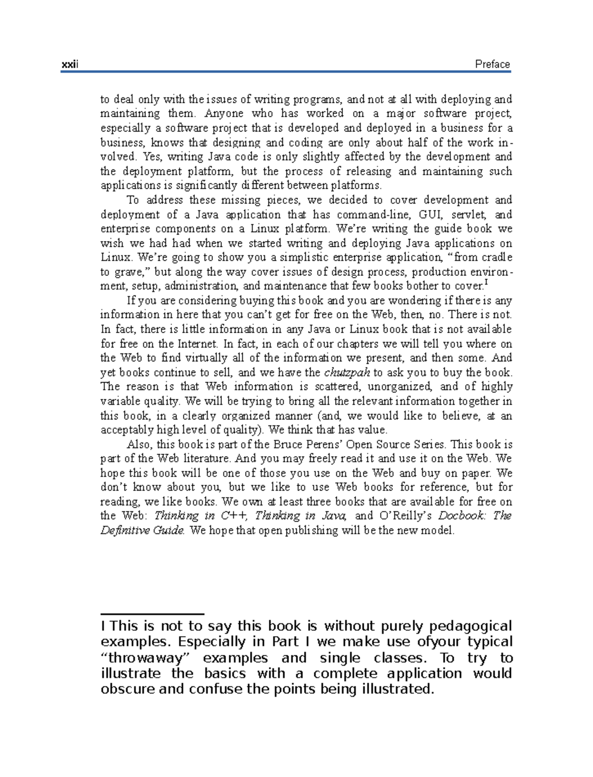 Java Application Development On Linux Part22 To Deal Only With The Issues Of Writing Programs