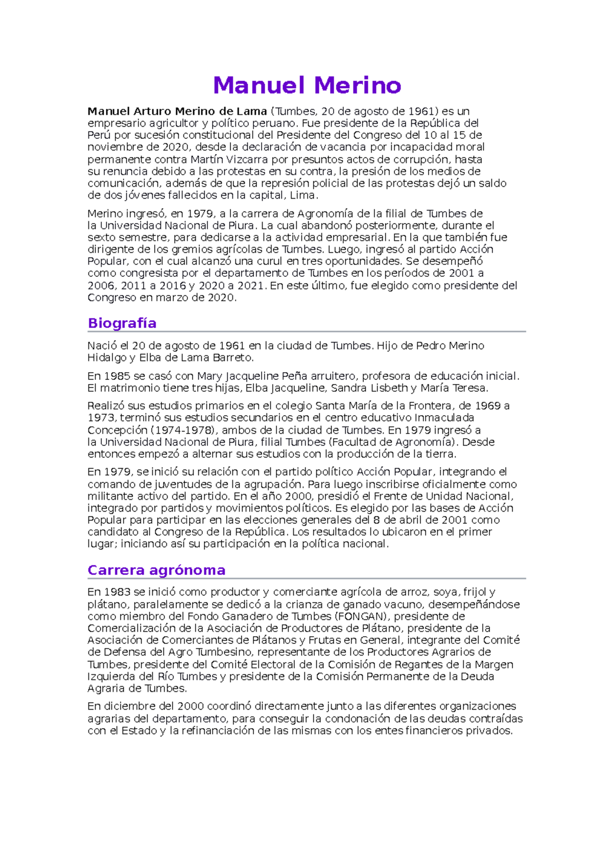 Manuel Merino - miranlo, ojala les sirba de algo - Manuel Merino Manuel Arturo Merino de Lama ...