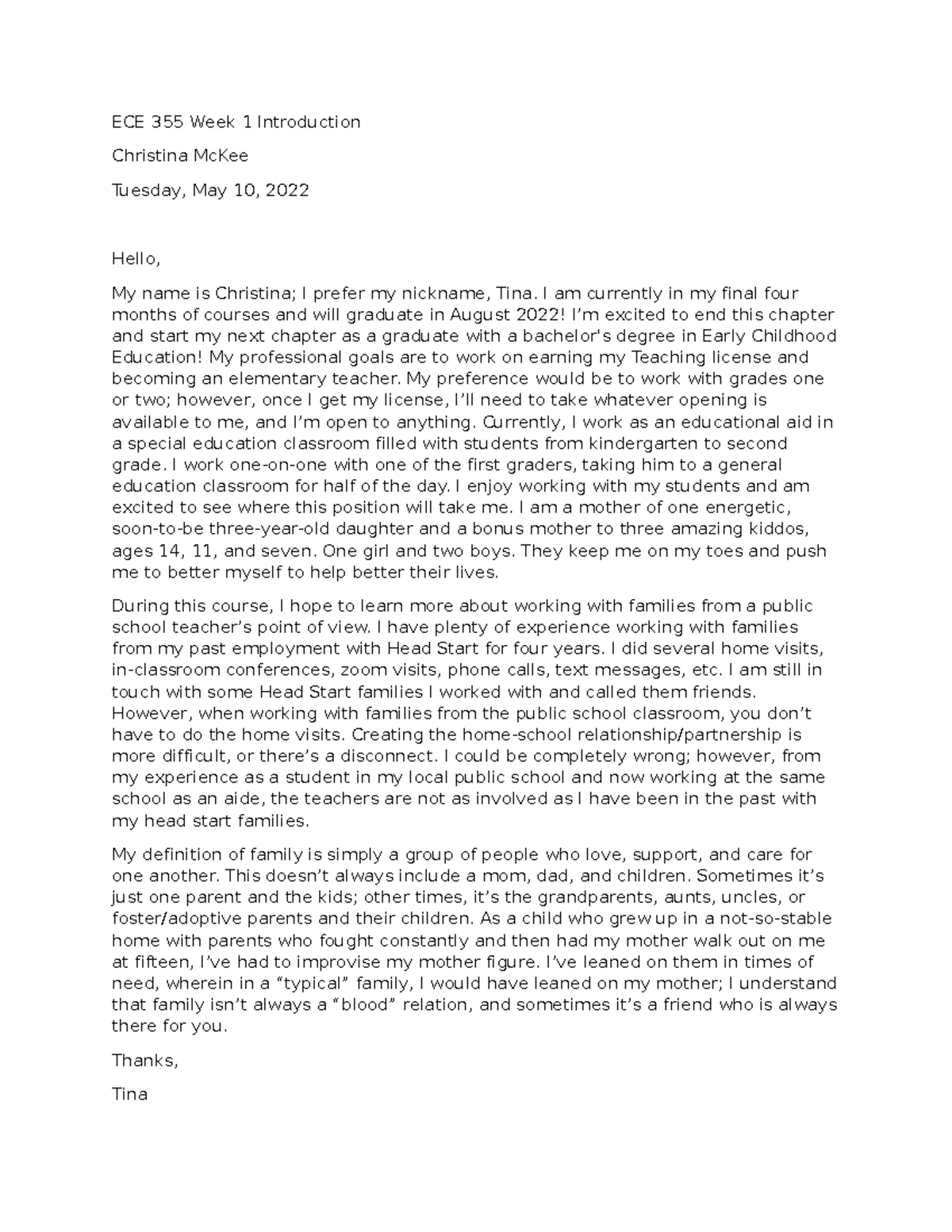 ECE 355 Week 1 Introduction - ECE 355 Week 1 Introduction Christina ...