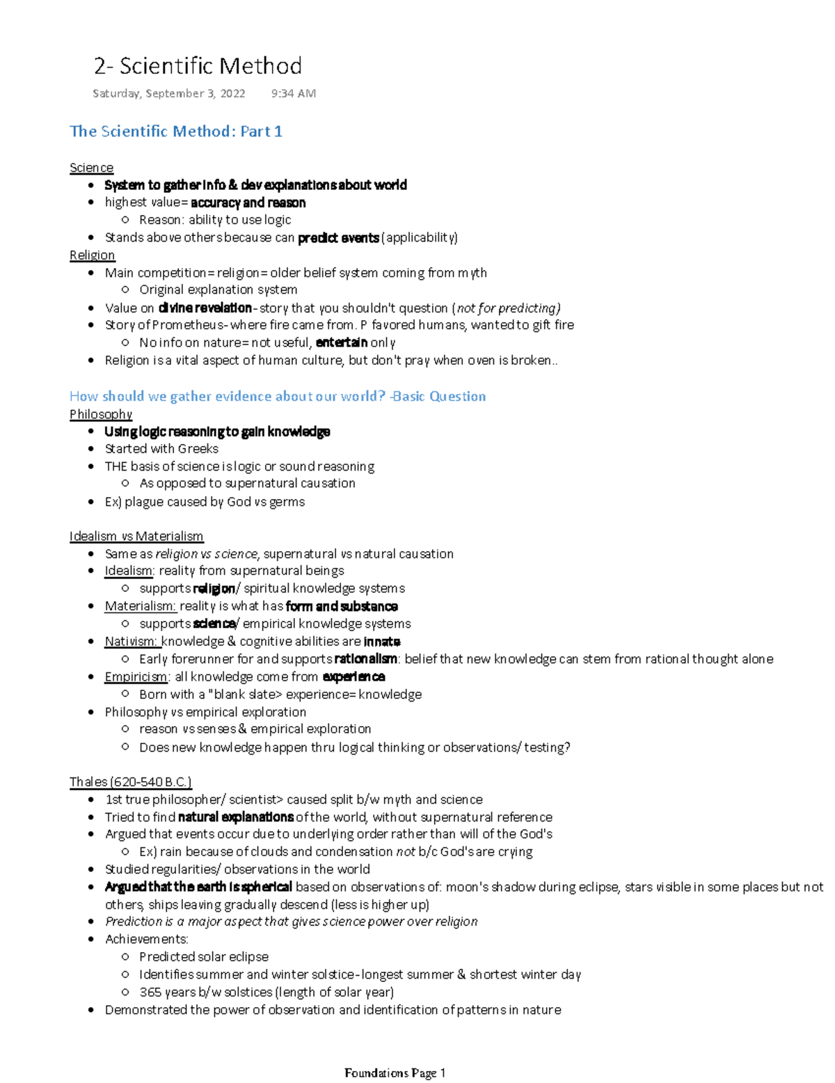 2- Scientific Method - philosophy of social science- foundations - The ...