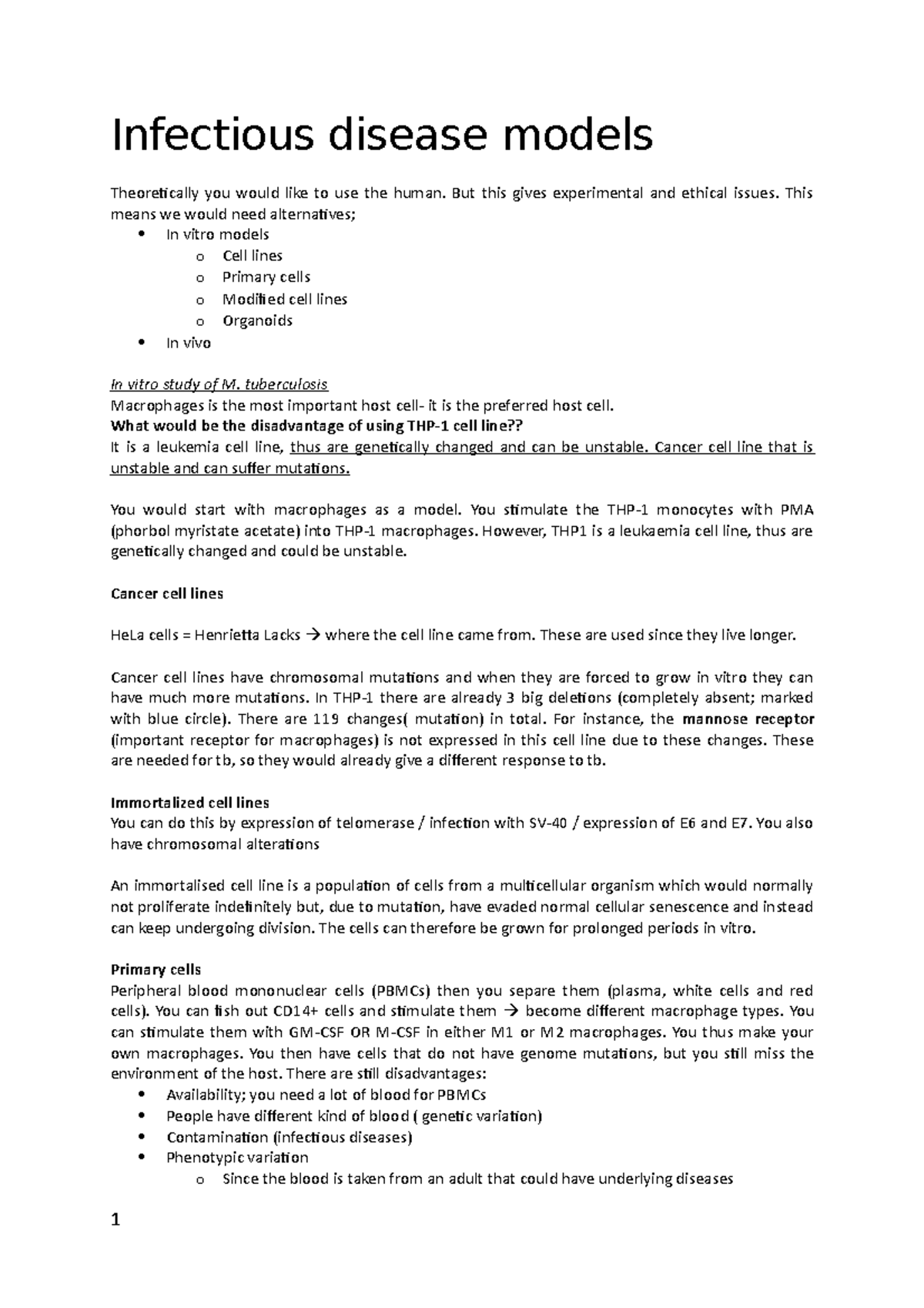 3- Infectious disease models - Infectious disease models Theoretically ...