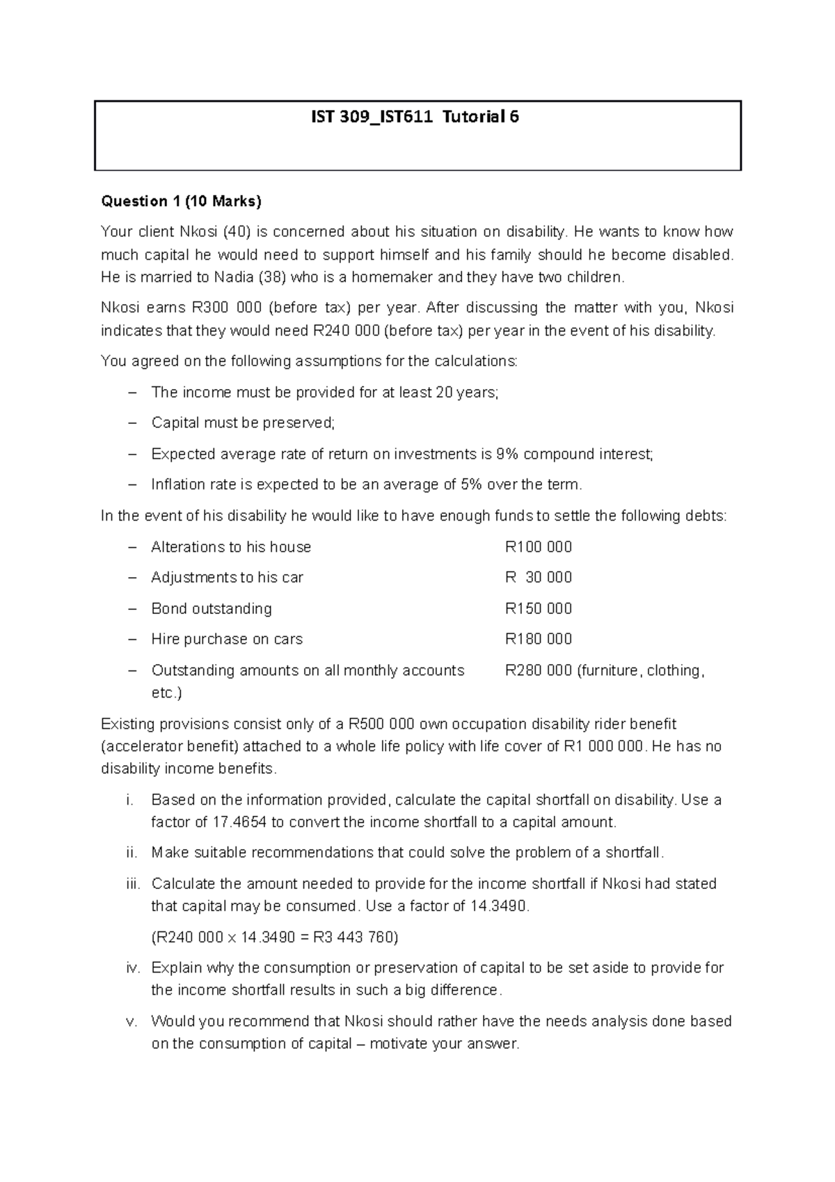 IST309 Tutorial 06 FNA+Case Studies - IST 309_IST611 Tutorial 6 ...