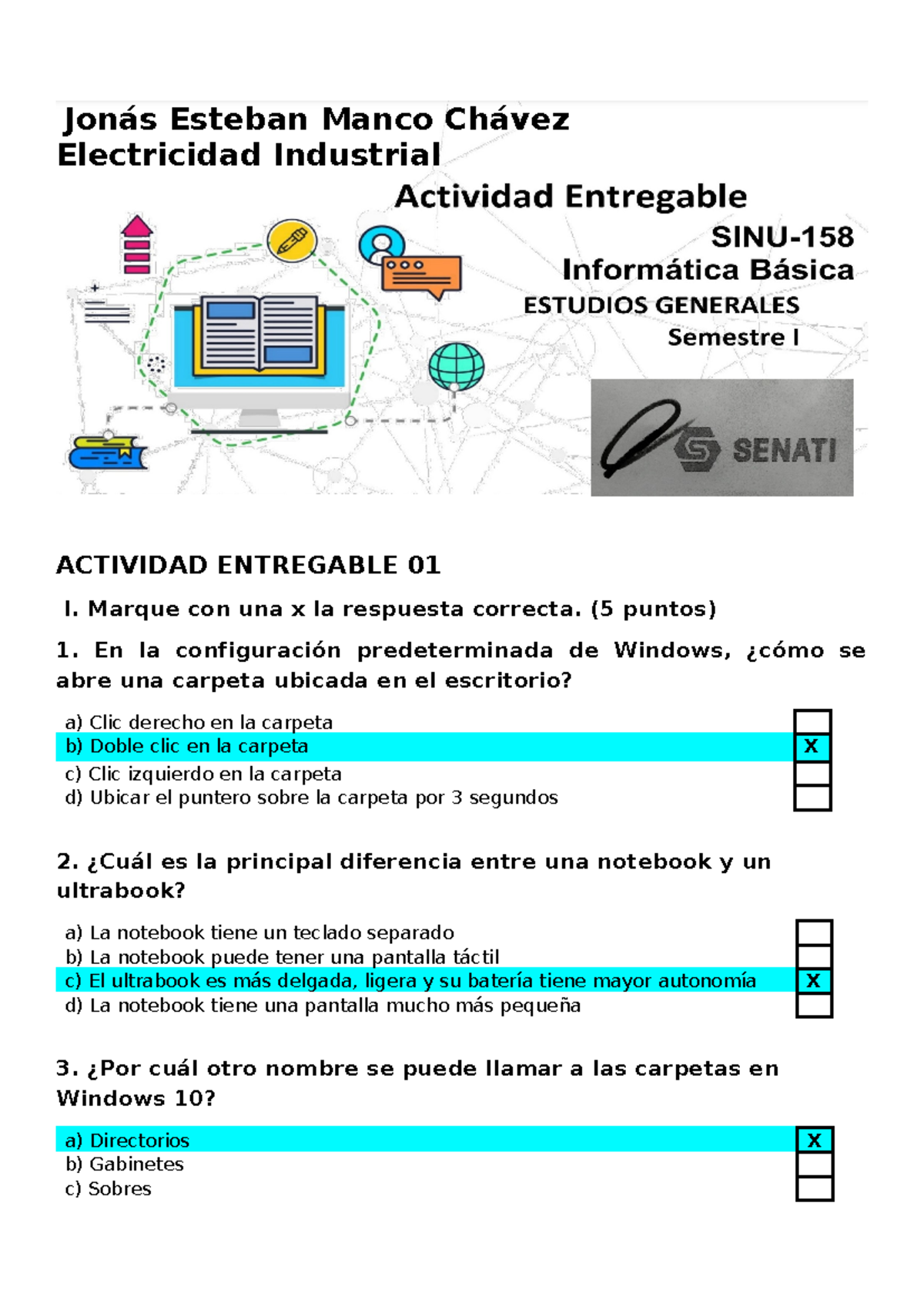 Entregable 01 Informatica Básica - Jonás Esteban Manco Chávez Electricidad Industrial ACTIVIDAD ...