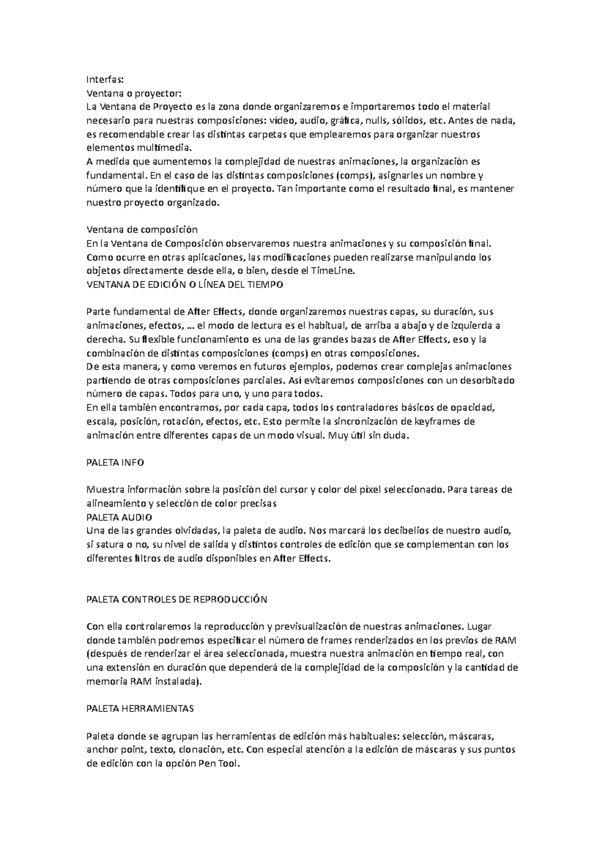 Interfas - interfaces de cámaras - Interfas: Ventana o proyector: La ...