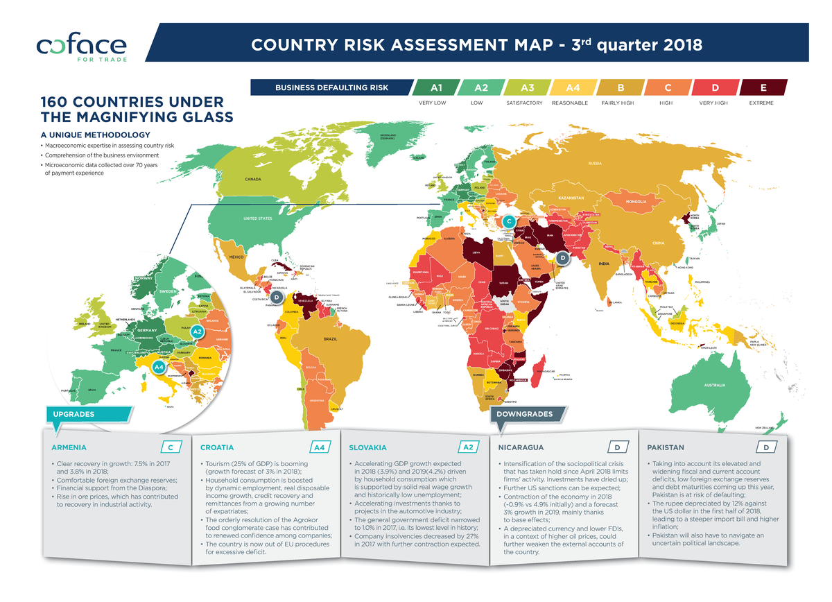 Country Risk Assessment Map 3rd Quarter 2018-2 - COUNTRY RISK ...