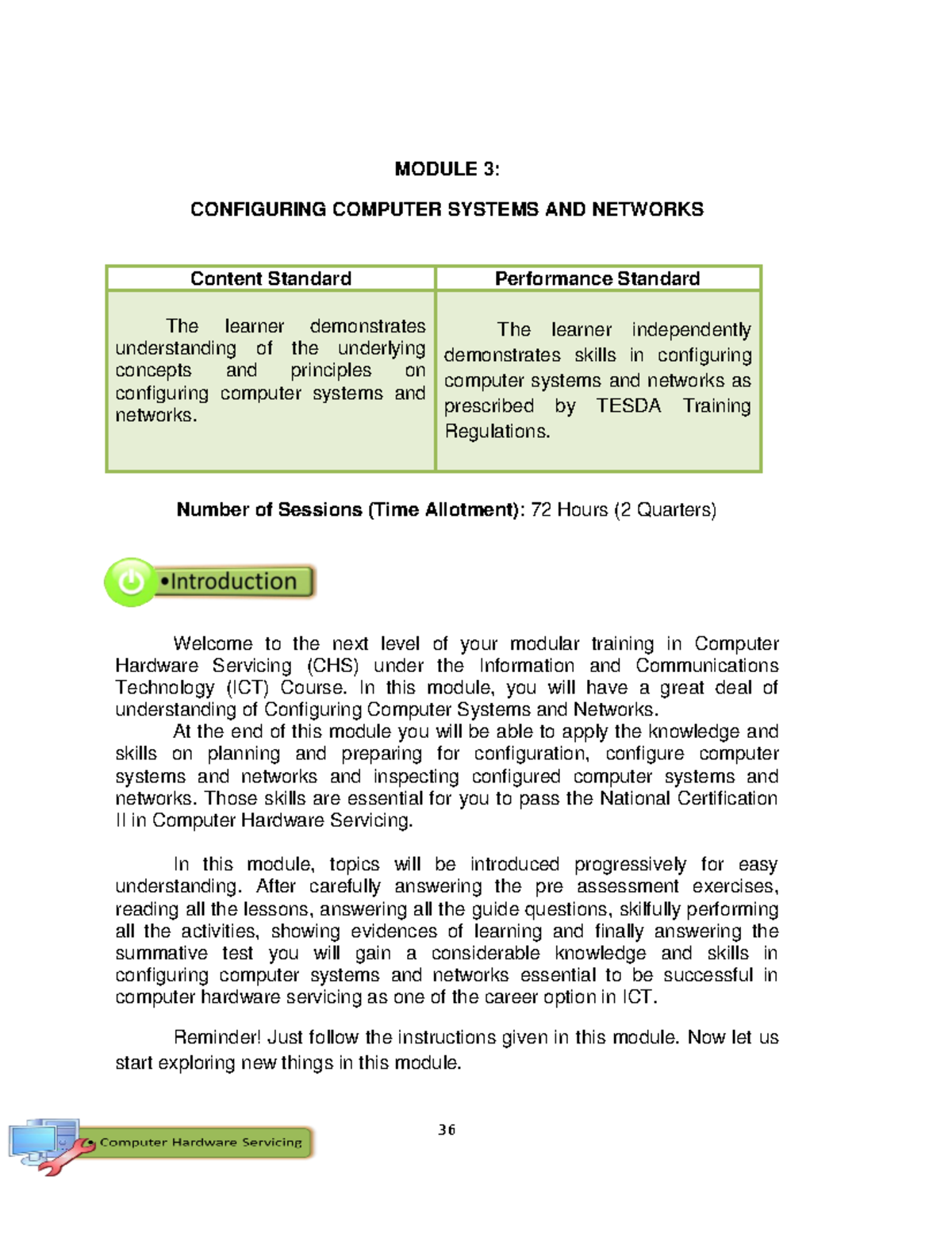 Module 3 Configuring Computer Systems AN - Assessment in Learning ...