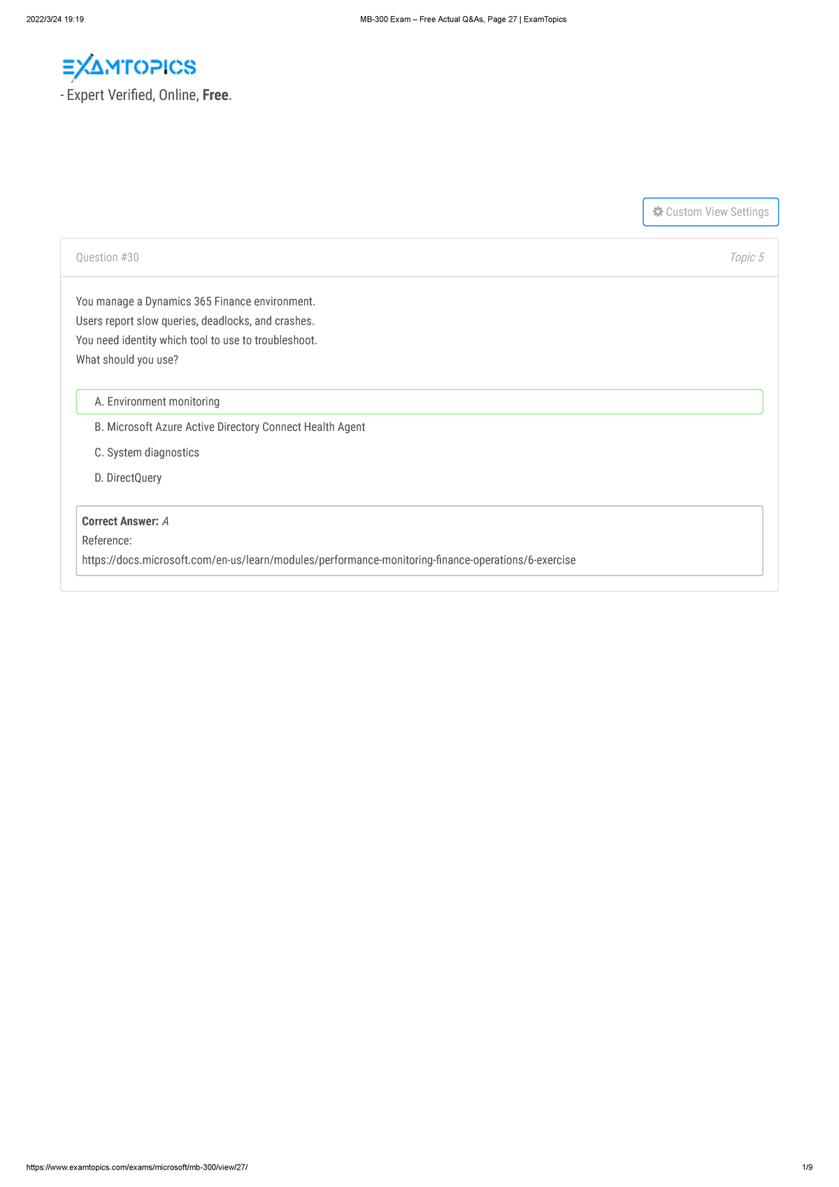 27Database Systems - Expert Veried, Online, Free. Custom View Settings ...