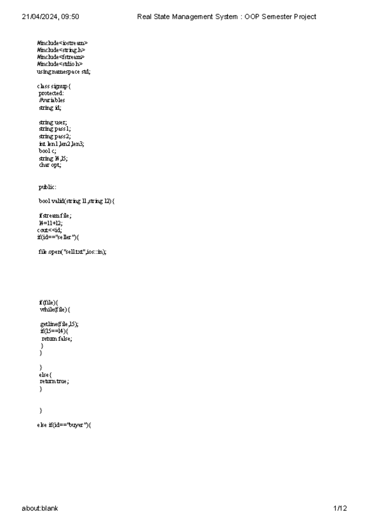 Real State Management System OOP Semester Project - #include #include - Studocu