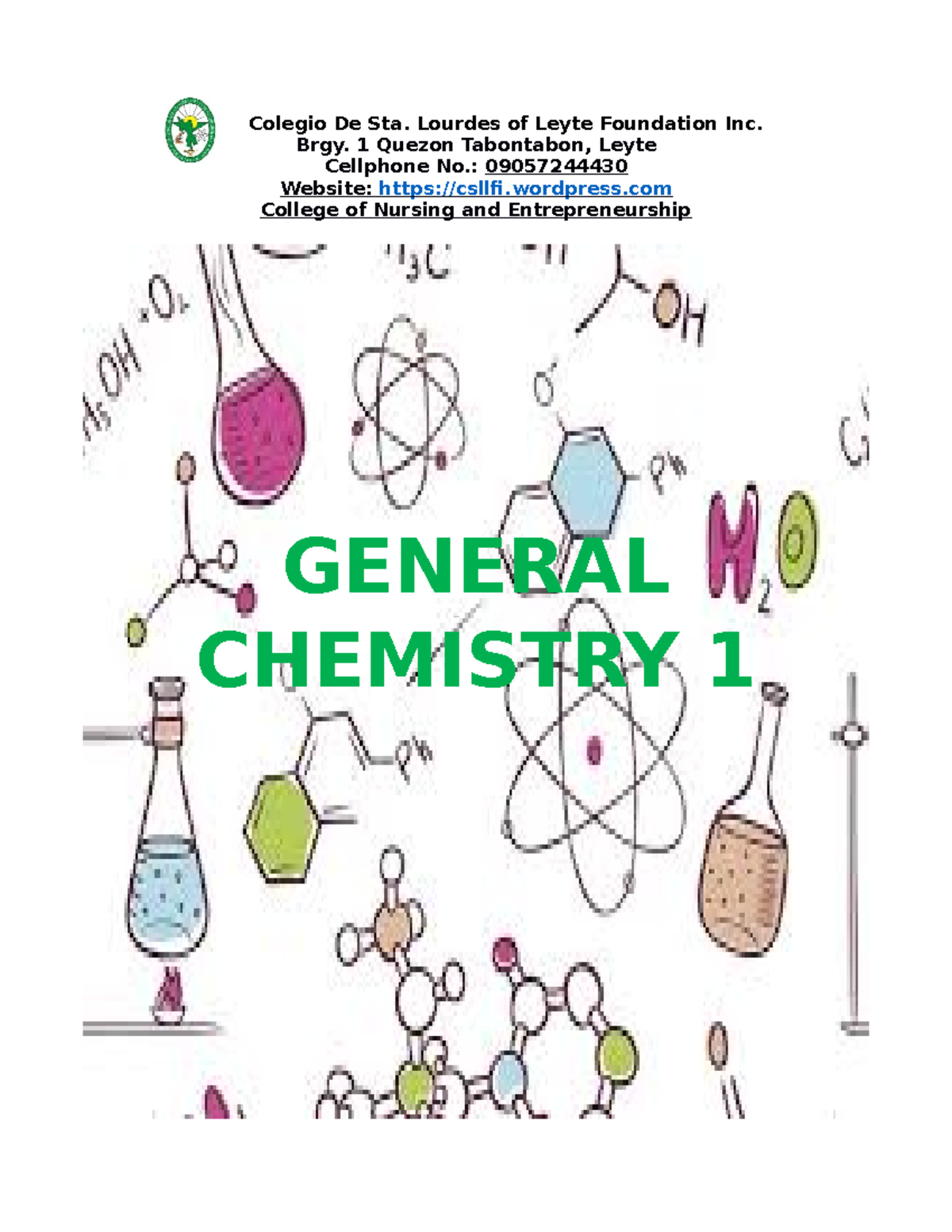 Module 4 in General Chemistry 1 - Colegio De Sta. Lourdes of Leyte ...