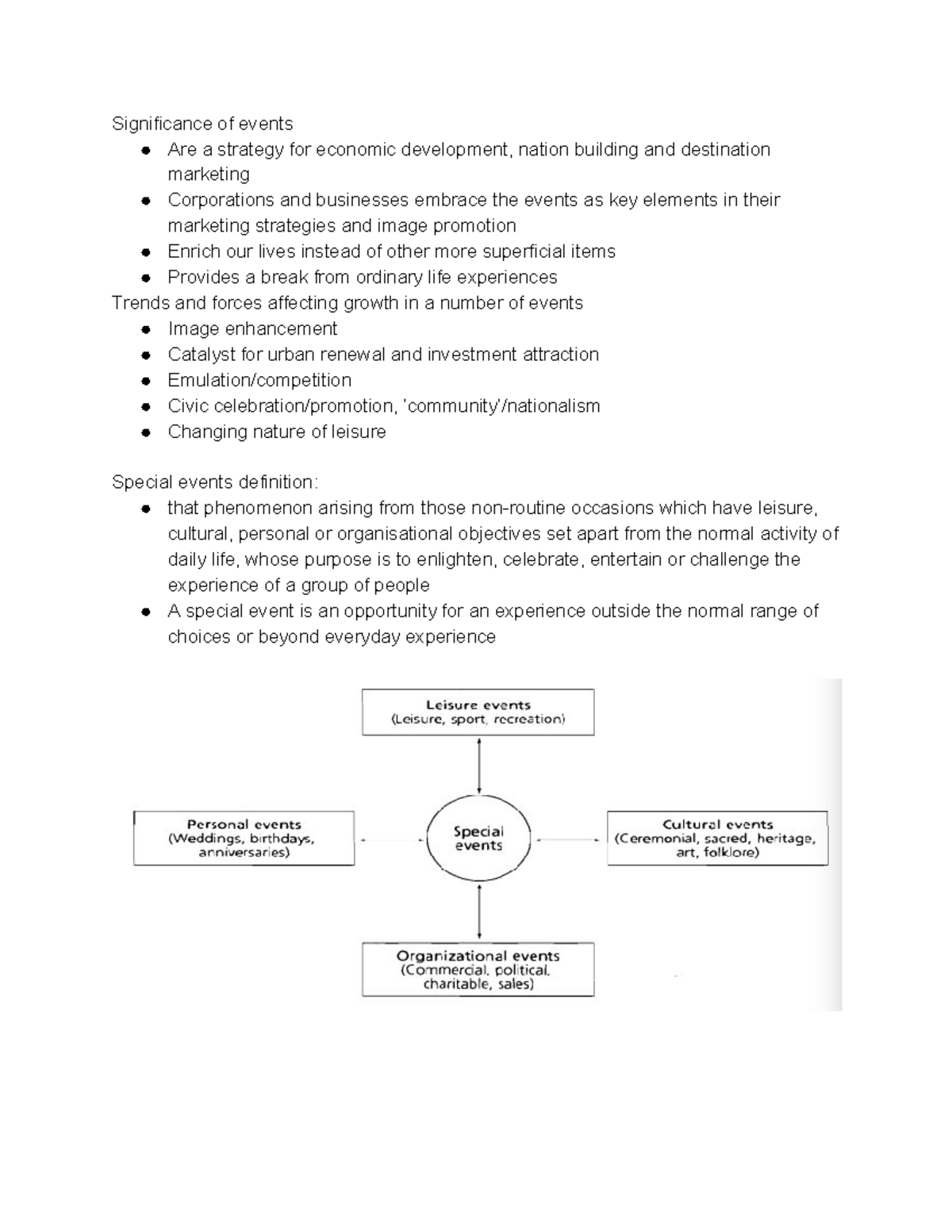 Event Impacts and Legacies notes - Significance of events Are a ...