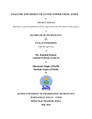 Force Method Analysis of Statically Indeterminate Structures - Analysis ...
