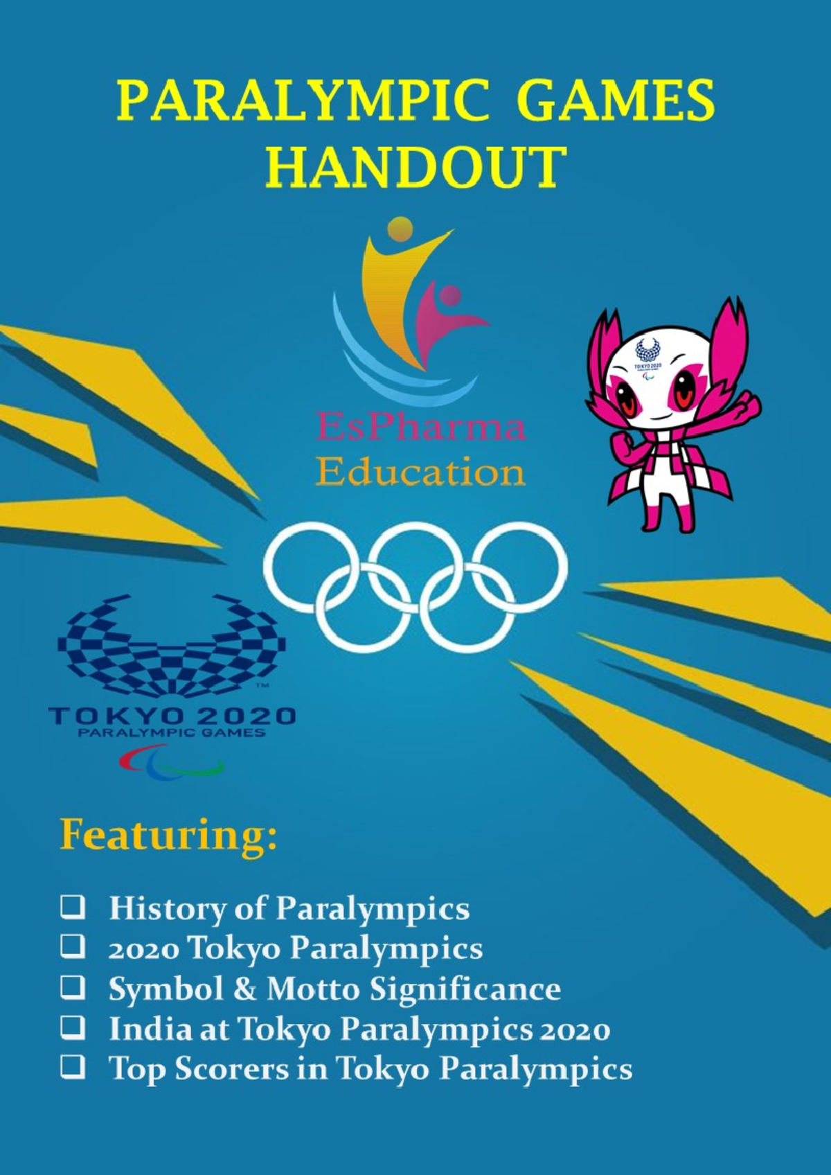 DI 2012 Pharmacy paper Partially Solved 6 - PARALYMPIC GAMES On 29 July ...