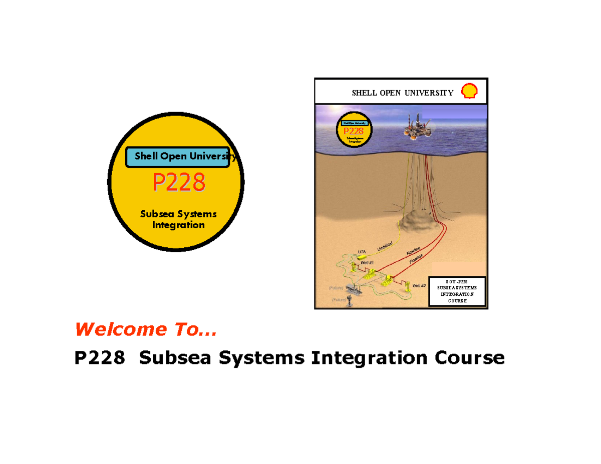 Module 1 - Intro - SHELL OPEN UNIVERSITY Shell Open University ####### P228 P - Studocu