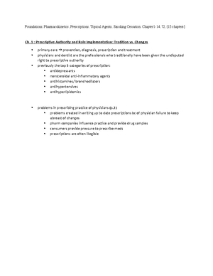 Pharm Notes Exam 2 - 17 – HYPERTENSION AND MISC. ANTIHYPERTENSIVE ...