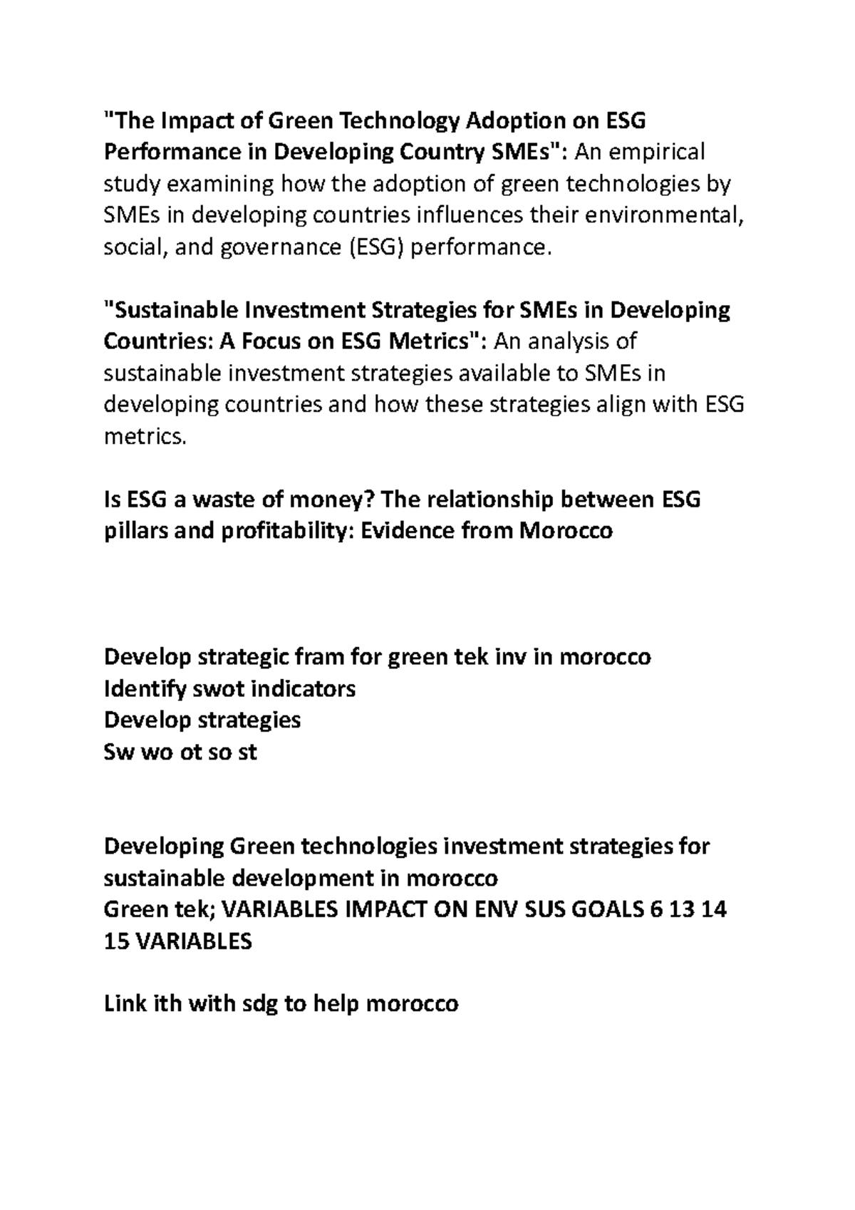 The Impact of Green Technology Adoption on ESG Performance in ...