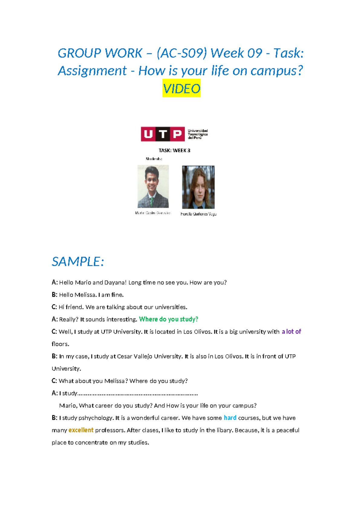 WEEK 9 (tarea ejemplo) E3 Vevryl - GROUP WORK – (AC-S09) Week 09 - Task: Assignment - How is ...